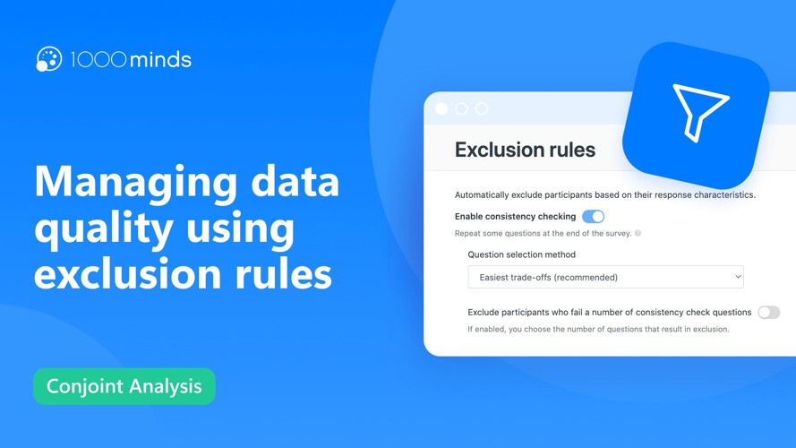 Managing data quality using exclusion rules | 1000minds